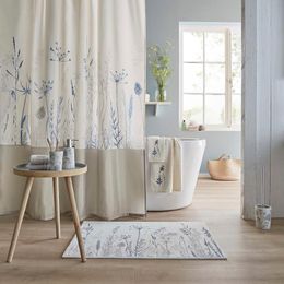 Kleine Wolke Badematte &raquo;Savannah&laquo; H&ouml;he 5 mm rutschhemmend beschichtet fu&szlig;bodenheizungsgeeignet Badteppich, bedruckt, Gr&auml;ser Design bunt Polyester rechteckig (70cm 