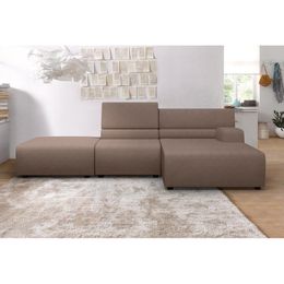 Egoitaliano Ecksofa &raquo;Babouche, Designsofa mit au&szlig;ergew&ouml;hnlichem Sitzkomfort zum Wohlf&uuml;hlen&laquo; braun Luxus-Micofaser Lederoptik (100% Polyester) ist ein neues 