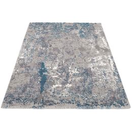 OCI DIE TEPPICHMARKE Teppich &raquo;JUWEL LIRAY, auch als L&auml;ufer und in Rund&laquo; rechteckig 20 mm H&ouml;he Kurzflor, Wohnzimmer, Marmor Optik, Hoch Tief Effekt, 