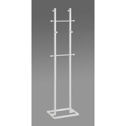 HAKU Garderobenst&auml;nder &raquo;Kleiderst&auml;nder, Standgarderobe&laquo; freiform - aus Metall Wei&szlig; - B/T/H 45/34/175 cm wei&szlig; Einheitsgr&ouml;&szlig;e