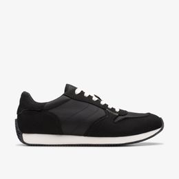 Clarks Teirra Run Schwarze Sneakers