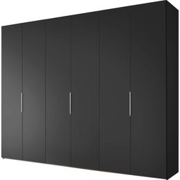 STAUD Dreht&uuml;renschrank &raquo;Extenso, edles Design in hochwertiger Qualit&auml;t, Made in Germany&laquo; Holzwerkstoff Anthrazit Dekor, B/H/T: 298cm x 222cm x 63cm, 