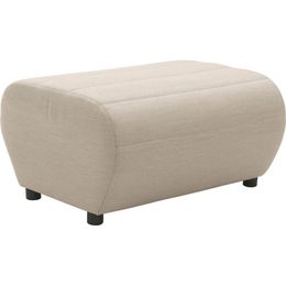 DOMO collection Polsterhocker &raquo;Soleil, pflegeleichter und wetterfester Bezug&laquo; Outdoor, besonderes Design und Formgebung grau witterungsbest&auml;ndig B/H/T