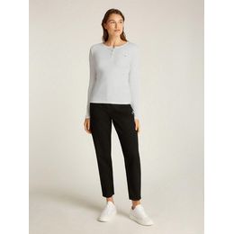 Tommy Jeans Longsleeve in Wei&szlig; - 30% | Gr&ouml;&szlig;e XL | Damen-tops