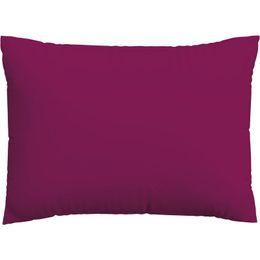 Schlafgut Kissenbezug &raquo;Premium Kissenbezug Woven Satin (1 St)&laquo; Ton-in-Ton Rei&szlig;verschluss, Fadendichte von 300tc, Uni, OEKO Tex lila Mako-Satin, Obermaterial: 