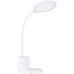 Eglo Tischleuchte &raquo;BROLINI&laquo; LED-Modul 1 Stk. warmwei&szlig; - kaltwei&szlig; Tischleuchte aus Kunststoff - 2,1W - warmwei&szlig; - kaltwei&szlig; wei&szlig; &Oslash; 15cm H: 55cm, 1 Stk.