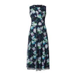 Swing Kleid Damen Gr&ouml;&szlig;e 42 nachtblau / hellblau / gr&uuml;n / wei&szlig; Sommerkleid