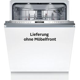 Bosch vollintegrierbarer Geschirrsp&uuml;ler Serie 6 &raquo;SMV6ZCX25E&laquo; 14 tlg. Ma&szlig;gedecke Time Light - Restzeit wird auf K&uuml;chenboden projiziert wei&szlig; 