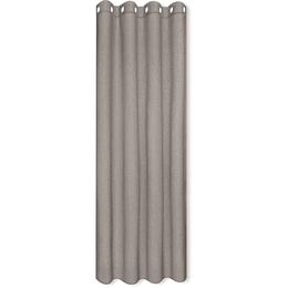 Happy Home Vorhang &raquo;MIRANDA&laquo; &Ouml;sen 1 Stk. tlg. HxB: 235x140, halbtransparent grau Polyester 235cm, &Ouml;sen, 140cm