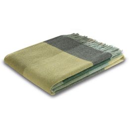 Biederlack Plaid &raquo;Soft Impression&laquo; im klassischen Karodesign gr&uuml;n Kaschmir, Wolle B/L: 130cm x 170cm