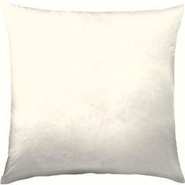 Kaeppel Kissenbezug &raquo;Uni Mako-Satin, 100% Baumwolle&laquo; Kissenh&uuml;lle in vielen sch&ouml;nen Farbt&ouml;nen mit Rei&szlig;verschluss beige Baumwolle, Obermaterial: 100% Baumwolle 