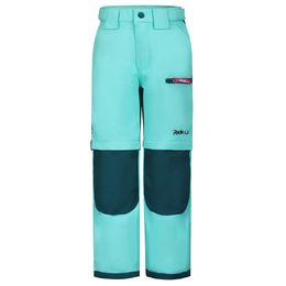 Peek U Zippoff-Trekkinghose "Terra" in T&uuml;rkis/ Dunkelblau - 51% | Gr&ouml;&szlig;e 164 | Kinderhosen