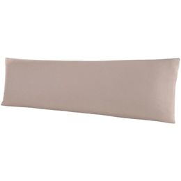bellana Kissenbezug &raquo;Mako-Jersey&laquo; f&uuml;r Seitenschl&auml;ferkissen grau Jersey, Obermaterial: 100% Baumwolle B/L: 40cm x 140cm, 1 Stk., Jersey