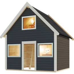 Konifera Spielhaus &raquo;Kuno&laquo; Fichte, BxTxH: 213x183x253 cm grau Holzwerkstoff Einheitsgr&ouml;&szlig;e