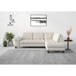 Sit & More sit&more Ecksofa &raquo;Westham L-Form&laquo; mit Ottomane, mit oder ohne Schlaffunktion, Bettkasten, Verstellung beige 90% Polyester 10%Polyamid B/H/T: 261cm x 