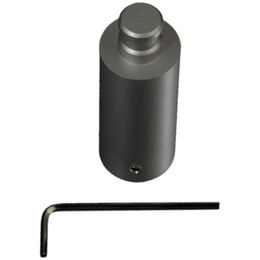 Liedeco Tr&auml;gerverl&auml;ngerung f&uuml;r Gardinenstangen &Oslash; 20 mm grau L: 5cm