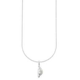 Bruno Banani Damen Kette mit Anh&auml;nger &raquo;Schmuck Geschenk Silber 925 Halsschmuck Halskette Ankerkette&laquo; mit Zirkonia (synth.) bunt Silber 925 (