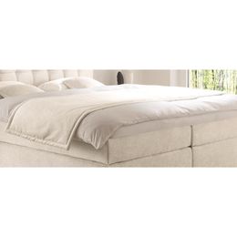 Hapo Tagesdecke &raquo;NEYLA, mit beidseitigem Stoff, in diversen Farben & Gr&ouml;&szlig;en erh&auml;ltlich&laquo; beidseitig Stoff mit Vlie&szlig;watte versteppt beige Polyester B/L:
