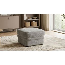 OTTO home Hocker &raquo;Nyborg&laquo; Polsterhocker passend zum Sofa, Breite 60 cm, individuell kombinieren grau 100% Polyester B/H/T: 60cm x 44cm x 60cm, Flausch