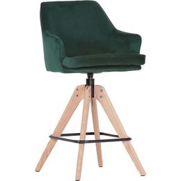 GUTMANN FACTORY Barhocker &raquo;Trivia&laquo; gr&uuml;n Sitzh&ouml;he 71cm
