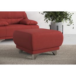 COTTA Hocker &raquo;Maranello&laquo; 1 Stk. tlg. rot 100% Echtleder B/H/T: 66cm x 43cm x 66cm, Leder PAMPAS