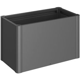 BioHort Hochbeet &raquo;BELVEDERE midi 1x0,5; verschiedene Farben&laquo; 102x53x61 cm, extrem langlebig, aus Metall grau Stahl B/H/T: 103,1cm x 61cm x 54,7cm