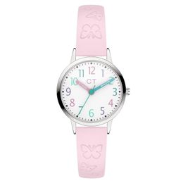Cool Time Damen Cool Time Quarzuhr &raquo;The Cool Pink Butterfly&laquo; Armbanduhr, Kinderuhr, M&auml;dchen, analog Einheitsgr&ouml;&szlig;e