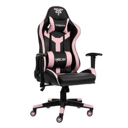 Hyrican Gaming-Stuhl &raquo;"Striker Copilot" schwarz/pink, Kunstleder, ergonomischer Gamingstuhl&laquo; () B&uuml;rostuhl, Schreibtischstuhl, geeignet f&uuml;r Jugendliche und 