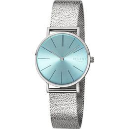 Regent Uhren Regent Damen Quarzuhr Armbanduhr, Damenuhr, Edelstahlarmband, analog silber Einheitsgr&ouml;&szlig;e