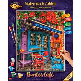 Schipper Malen nach Zahlen &raquo;Meisterklasse Premium - Buntes Caf&eacute;&laquo; Made in Germany bunt Einheitsgr&ouml;&szlig;e