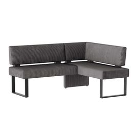 OTTO home Eckbank &raquo;Oliver mit Metallgestell, K&uuml;chenbank&laquo; verschiedene Bez&uuml;ge Cord Esszimmerbank OTTOs Choice grau Holzwerkstoff, Massivholz, Polyester
