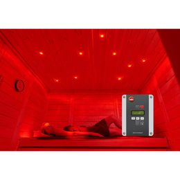 Weka LED Dekolicht &raquo;"Farbvisionen Set B" f&uuml;r Saunen&laquo; LED-Modul blau gr&uuml;n rot Sternenhimmel mit leuchtenden LED-Farbvisionen grau H: 11cm
