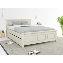 OTTO home Massivholzbett &raquo;ERIKK', Made in Europe, optional mit Schublade, Massivholz Kiefer&laquo; FSC zertifiziert, in mehreren Gr&ouml;&szlig;en, Landhausstil mit 