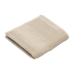 Vossen Handt&uuml;cher &raquo;Senses&laquo; leichte Waffelstruktur braun Waffelpiqu&eacute;, Baumwolle B/L: 50cmx100cm, 2 Stk., Waffelpiqu&eacute;