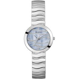 Guess Damen Quarzuhr &raquo;LAGUNA&laquo; Armbanduhr, Damenuhr, Edelstahlarmband silber Einheitsgr&ouml;&szlig;e