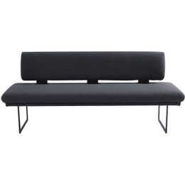 K+w Komfort & Wohnen K+W Komfort & Wohnen Polsterbank &raquo;Longbeach&laquo; 1 Stk. tlg. mit Metallkufen in schwarz Struktur, in der Breite 204cm oder 224cm blau B/H/T: 204cm x 89cm 