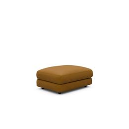 Hocker &raquo;Vivole, Fu&szlig;ablage, Pouff, mit Federkern&laquo; perfekte Erg&auml;nzung zu Sofa VIVOLE gelb B/H/T: 98cm x 38cm x 70cm, Polyester