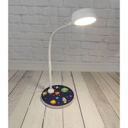 Niermann Nachttischlampe &raquo;Tischleuchte Weltall, Kinderlampe&laquo; GX53 1 Stk. Hochwertige Tisch-Leseleuchte, Kinderzimmer bunt 1, 1 Stk.