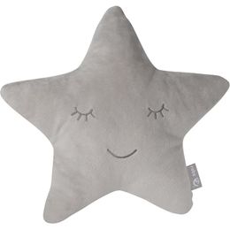 Roba Babykissen &raquo;Lil Cuties, Stern&laquo; grau B/L: 32cm x 8cm, 1 Stk. Babykissen
