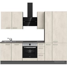 Nobilia K&uuml;chenzeile &raquo;"Riva II", NEU: individuell anpassbar mit gratis Profi-Beratung&laquo; vormontiert, Breite 270 cm, Ausrichtung w&auml;hlbar, wahlw. mit E-