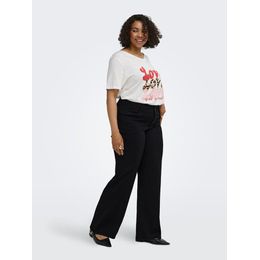 Only Carmakoma Jeans - Comfort fit in Schwarz - 34% | Gr&ouml;&szlig;e 46/L32 | Damenjeans
