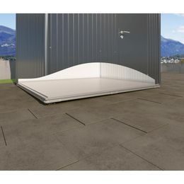 BioHort Ger&auml;tehaus-Fundamentrahmen Ger&auml;tehaus-Fundament &raquo;SmartBase&laquo; silber Aluminium Einheitsgr&ouml;&szlig;e
