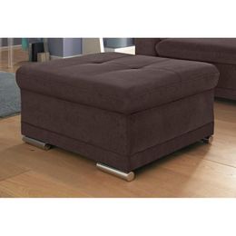 Sit & More sit&more Polsterhocker &raquo;Andiamo&laquo; braun Struktur ( 100% Polyester);Kunstleder SOFTLUX ;Luxus-Microfaser ALTARA NUBUCK (100% Polyester) B/H/T: 100cm x 