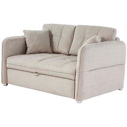Jockenh&ouml;fer Schlafsofa &raquo;Leon, B: 147 - 187 cm, Liegefl. 120 - 160x200 cm, Breite w&auml;hlbar&laquo; mit Schlaffunktion & Zierkissen, in 3 Breiten grau Korpus: 100% 