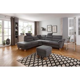 OTTO home Kopfst&uuml;tze &raquo;Soleo&laquo; passend zum Ecksofa "Soleo" grau Luxus-Microfaser ALTARA NUBUCK (100% Polyester);Struktur (100% Polyester);Luxus-