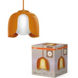 Osram Pendelleuchte &raquo;Decor Corolle&laquo; E27 1 Stk. Fassung E27, Stahl und Glas orange &Oslash; 20cm, 1 Stk.