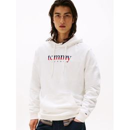 Tommy Jeans Hoodie in Wei&szlig; - 37% | Gr&ouml;&szlig;e L | Herren-sweatshirts-jacken