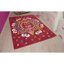 Arte Espina Teppich &raquo;Spirit Glowy 3145&laquo; rechteckig 23 mm H&ouml;he Besonders strapazierf&auml;hig und pflegeleicht rot Obermaterial: 100% Modacryl B : 110cm 1 Stk., 23mm, L