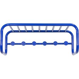 SPINDER DESIGN Garderobenleiste &raquo;RETRO Garderobe&laquo; blau Metall B/H/T: 72cm x 24,8cm x 35,2cm