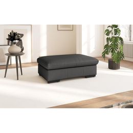 Sit & More sit&more Polsterhocker &raquo;Alcudia&laquo; schwarz B/H/T: 101cm x 43cm x 68cm, NaturLEDER
